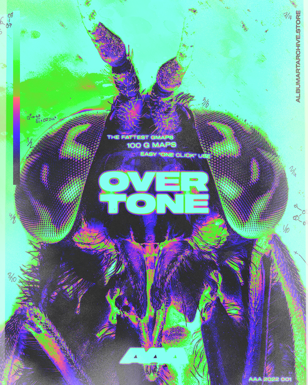 OVERTONE - Album Art Archive Photoshop Gradient Maps