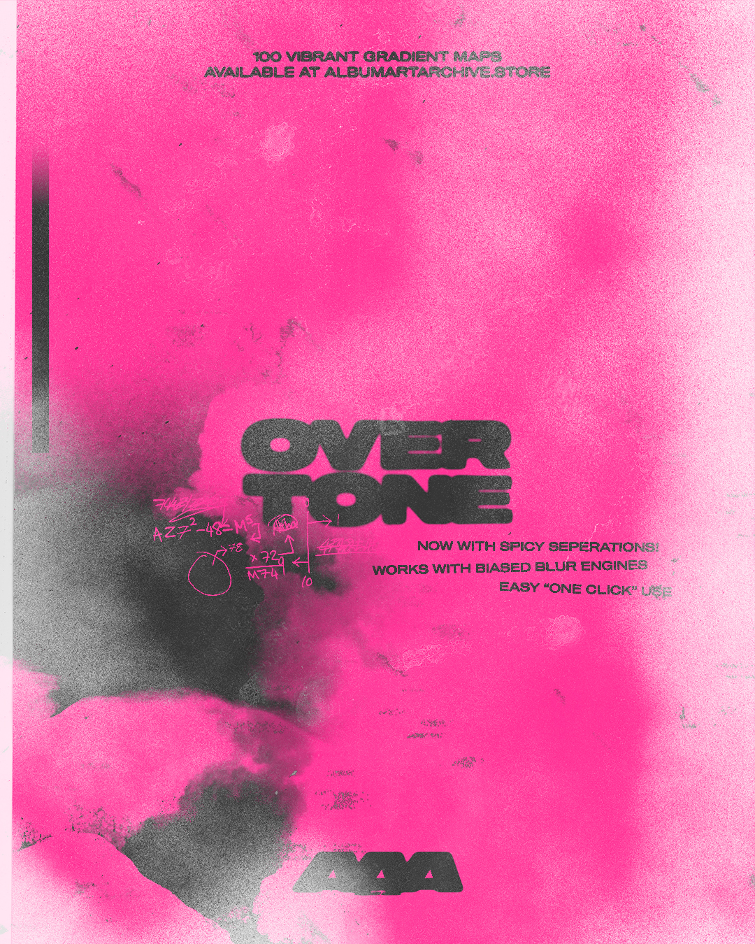 OVERTONE - Album Art Archive Photoshop Gradient Maps